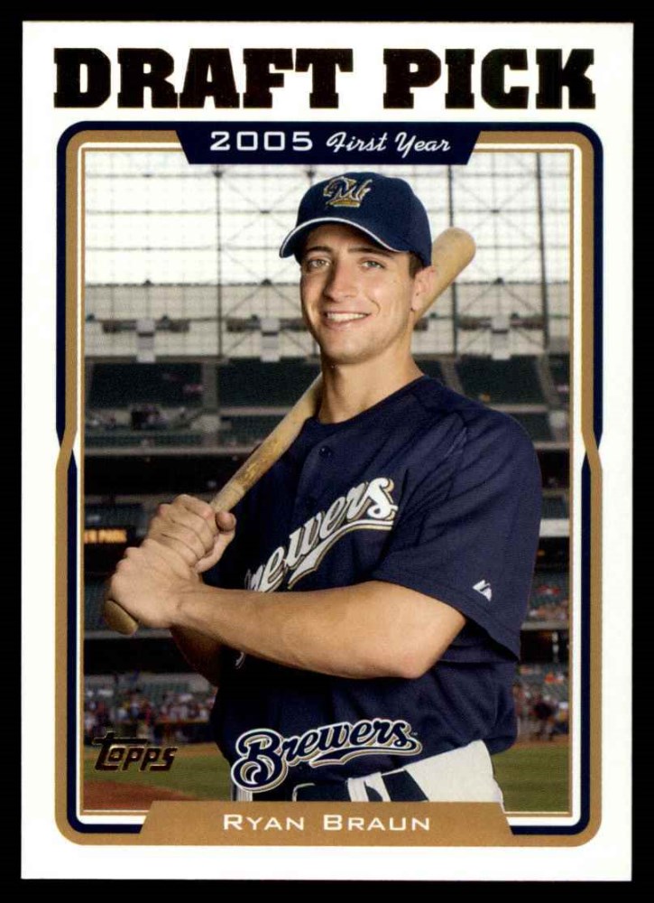 2005 Topps Update #313 Ryan Braun