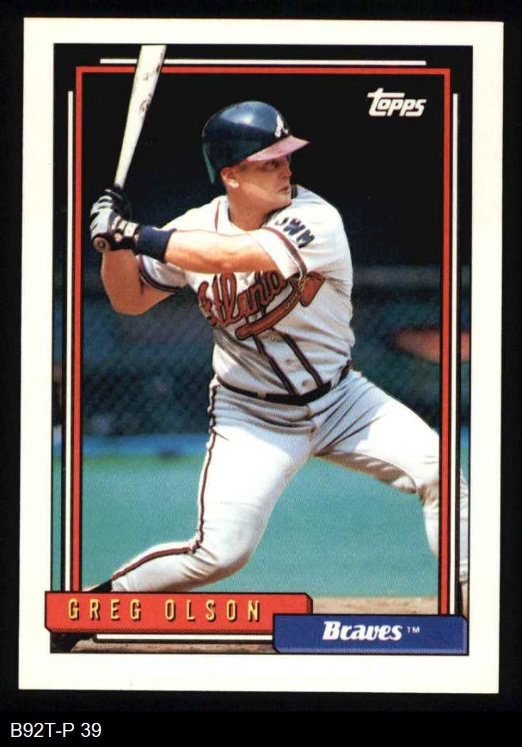 1992 Topps #39 Greg Olson
