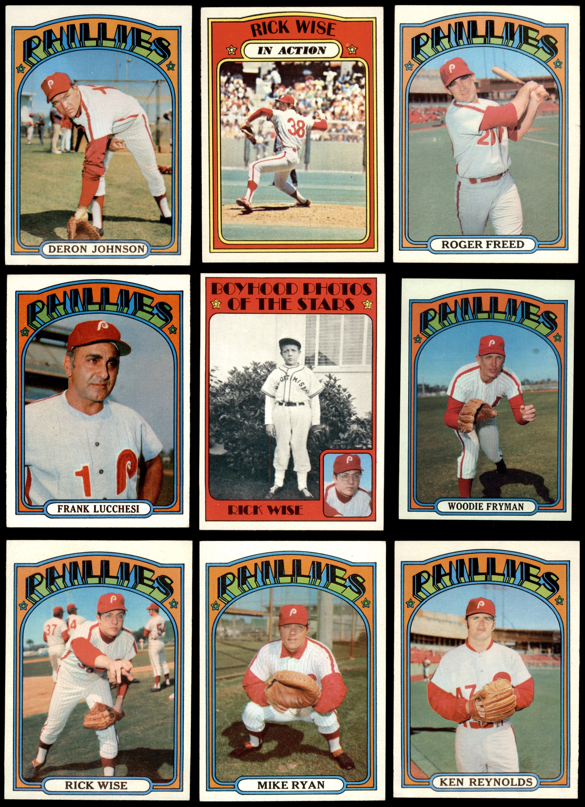 1972 Topps Philadelphia Phillies Team Set 7 - NM 3682743 | eBay