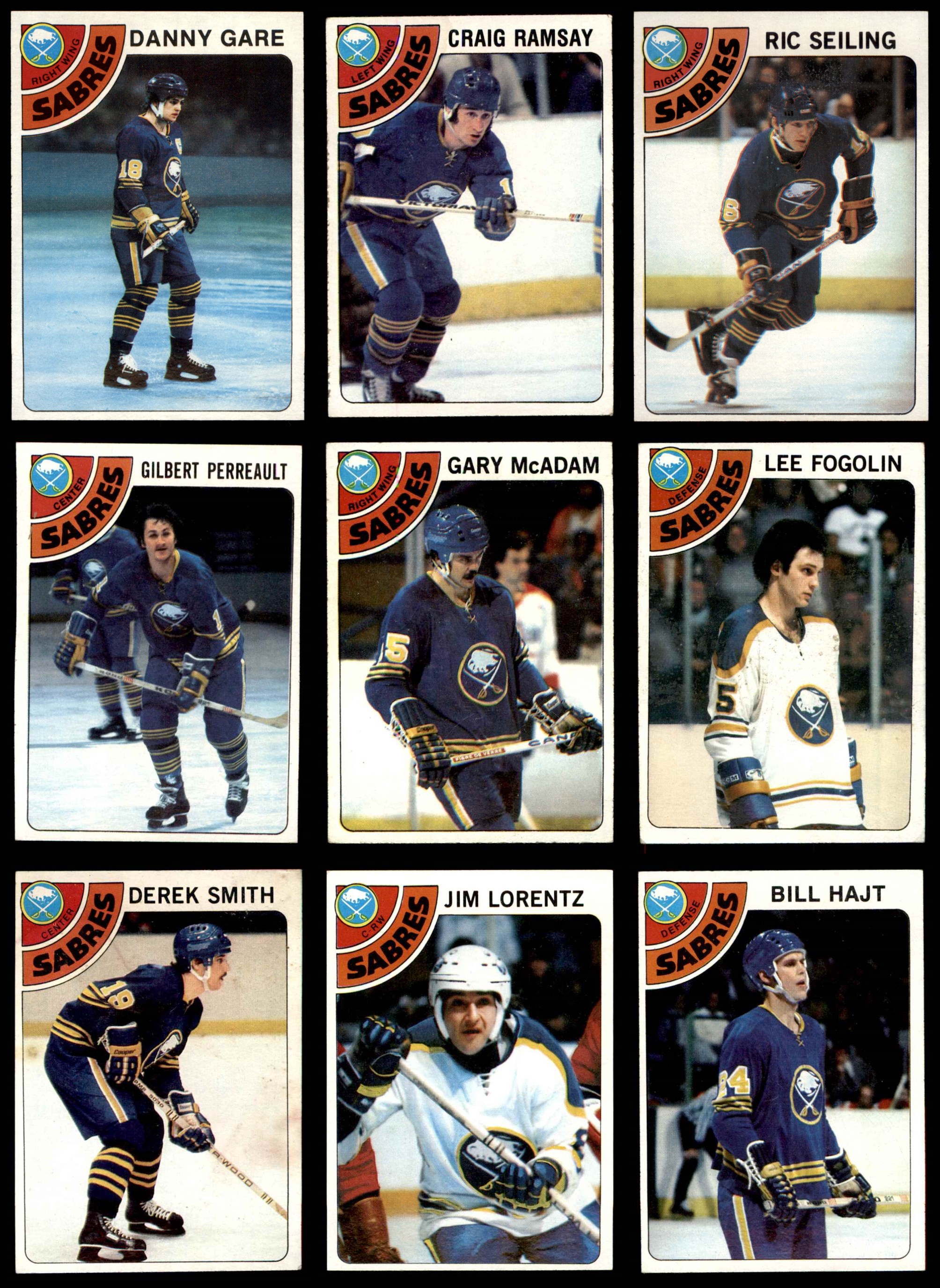 1978-79 Topps Buffalo Sabres Near Team Set 5.5 - EX+ (19 / 20 cards) | eBay