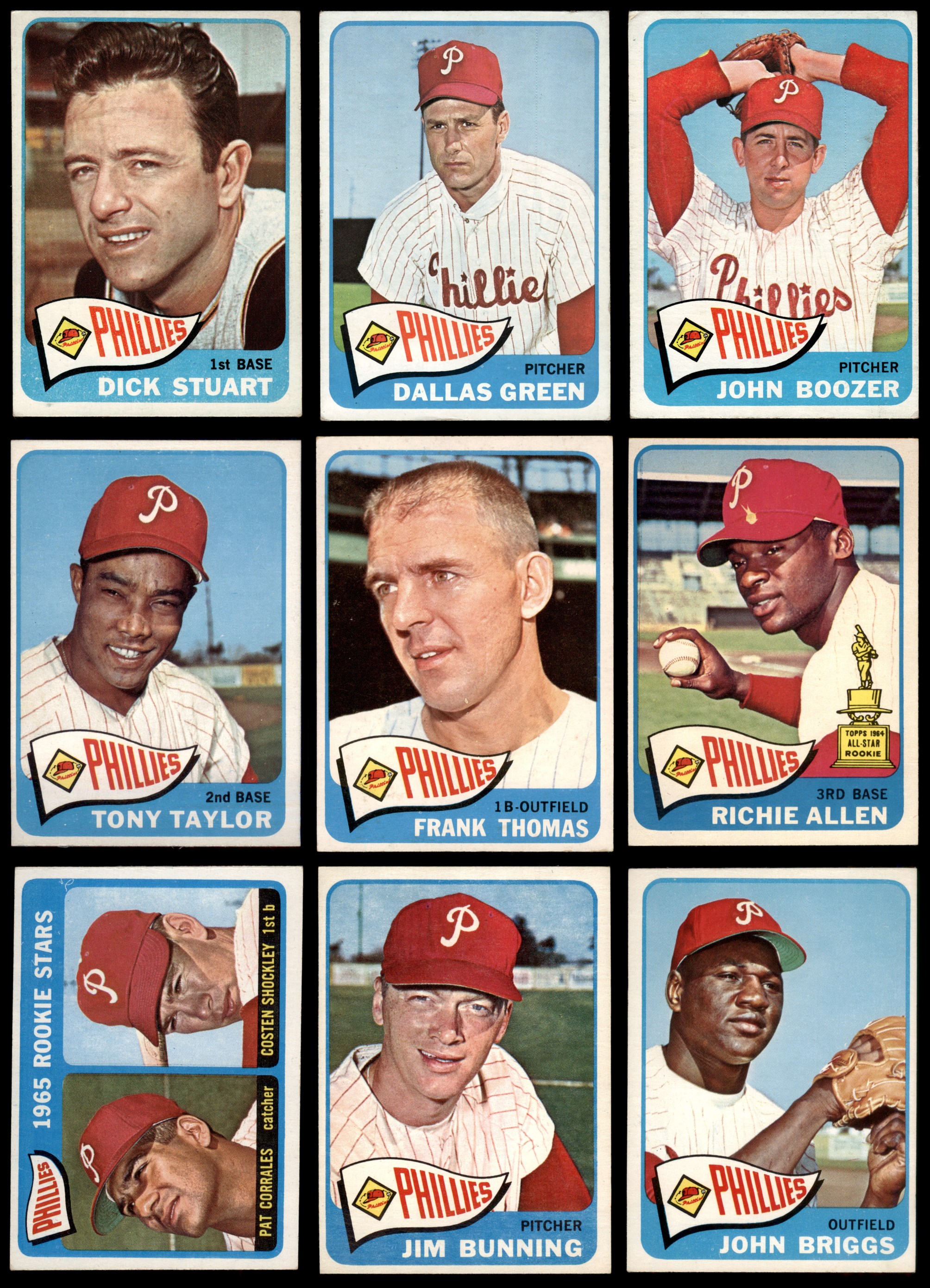1965 Topps Philadelphia Phillies Team Set 5 - EX | eBay