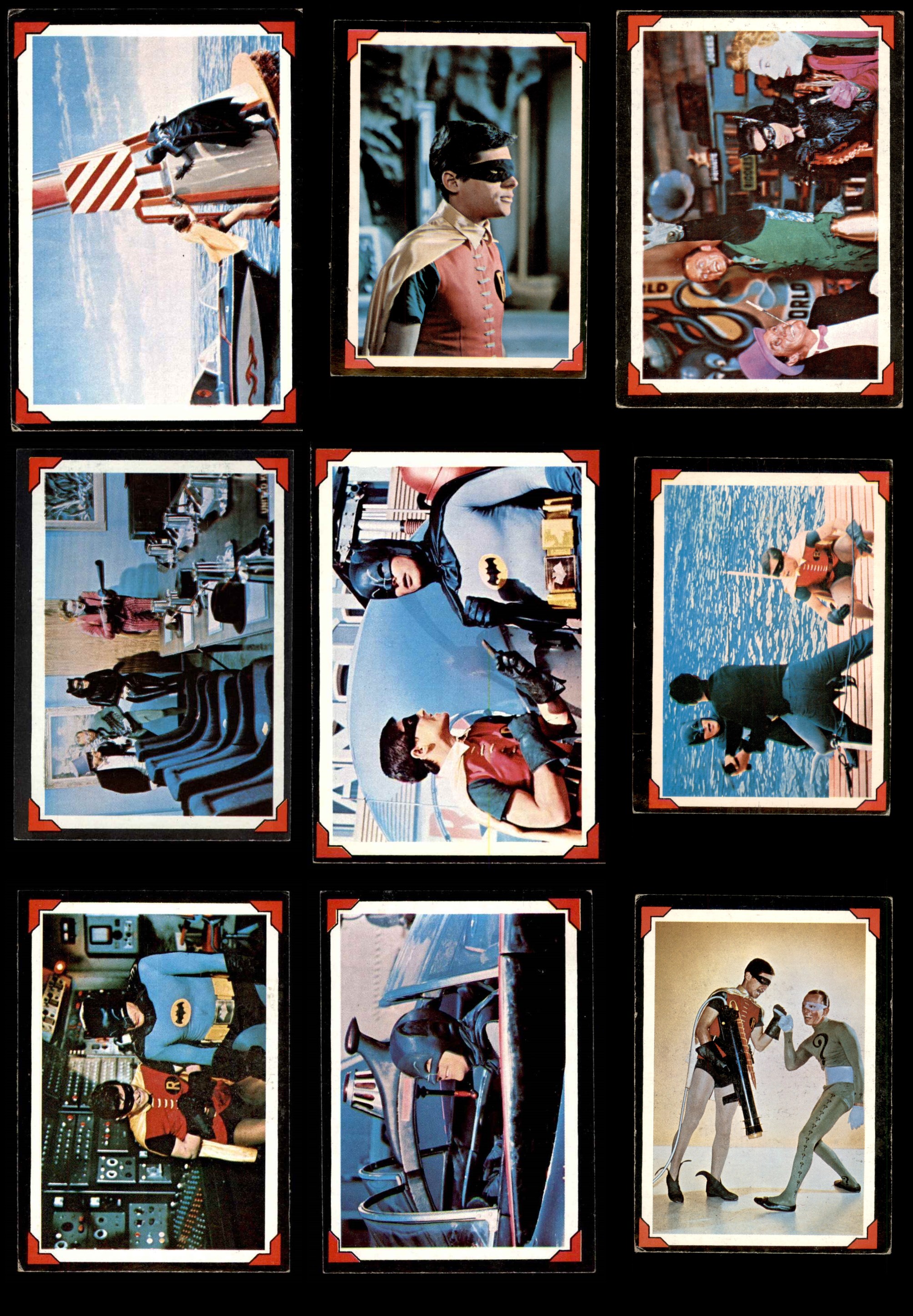 1966 Topps Batman Riddler Back Almost Complete Set 4.5 - VG/EX+ (37 / ...