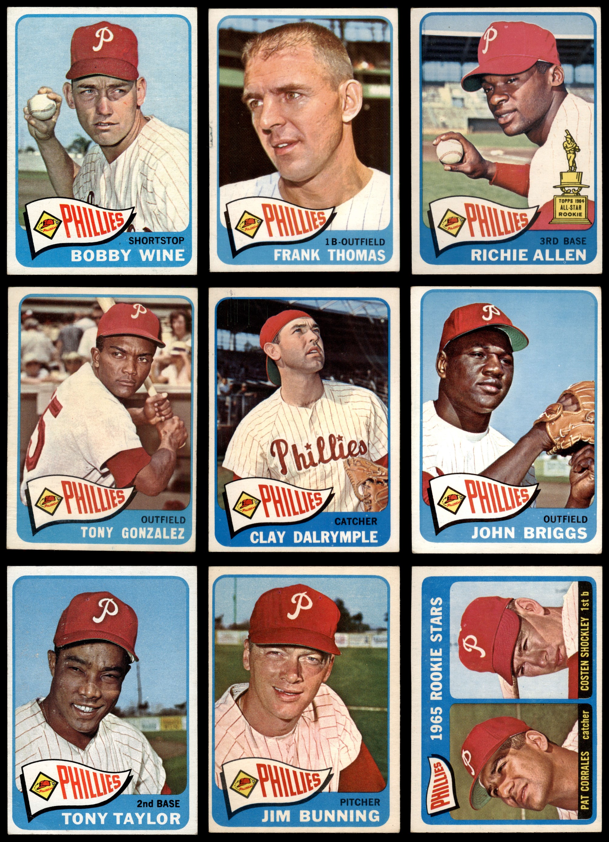 1965 Topps Philadelphia Phillies Team Set 4 - VG/EX | eBay