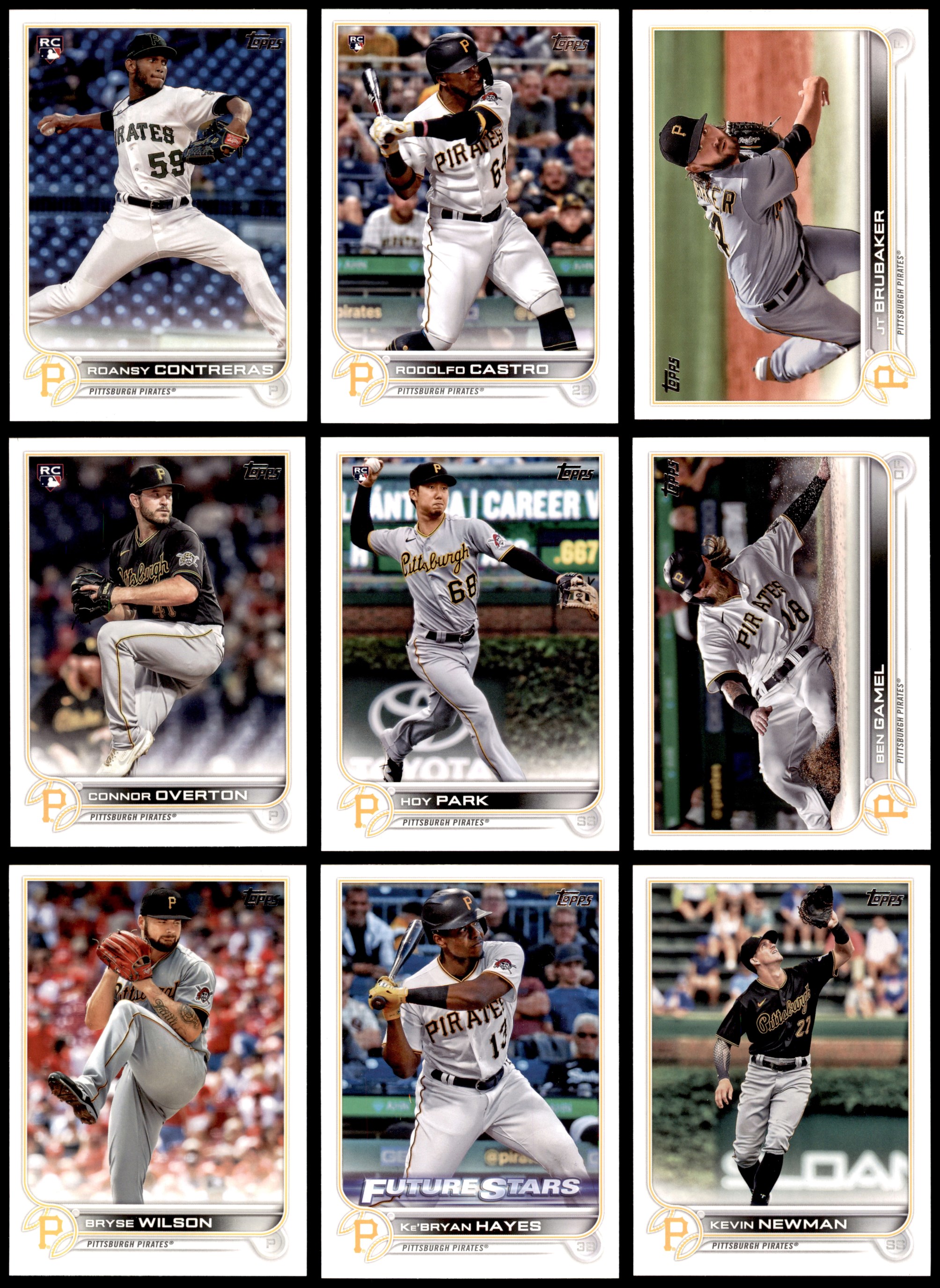 2022 Topps Pittsburgh Pirates Almost Complete Team Set 8 - NM/MT (19 / ...