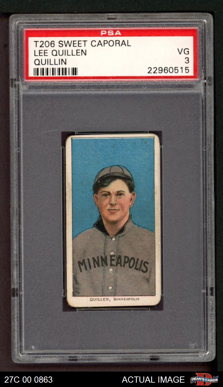 1909 T206 Quillen Lee Quillin