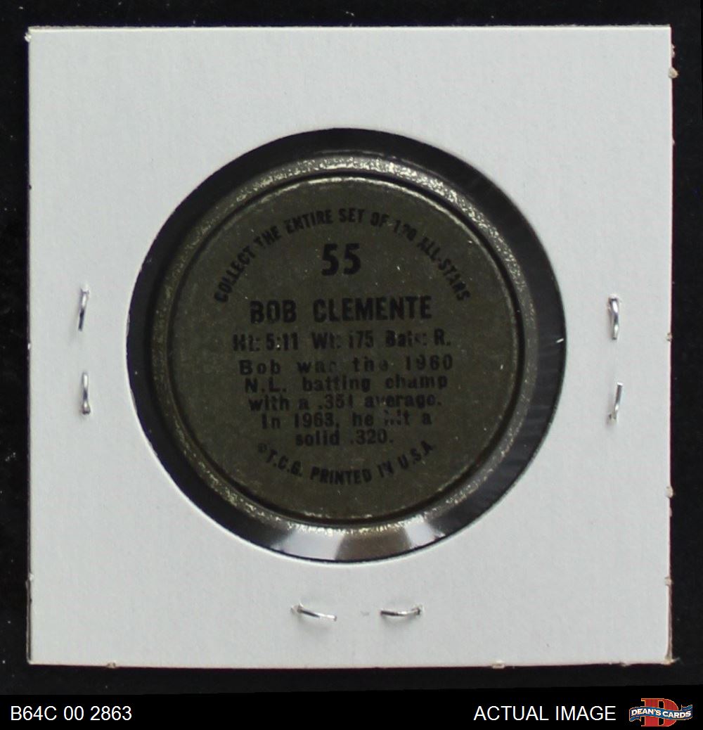 1964 Topps Coins #55 Roberto Clemente