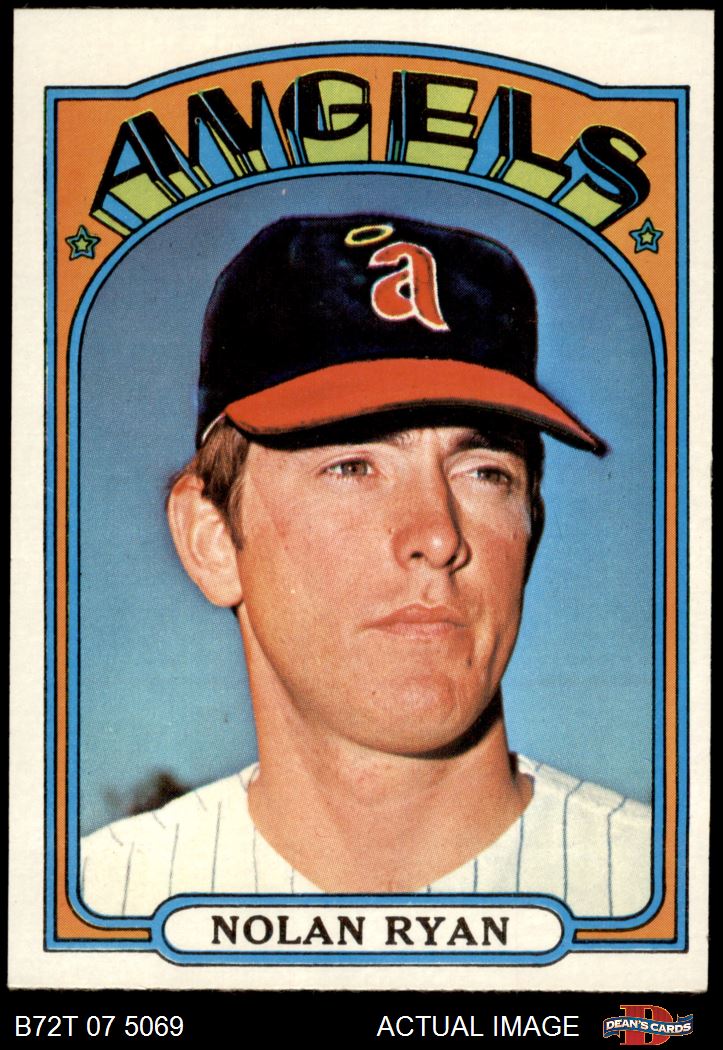 1972 Topps #595 Nolan Ryan