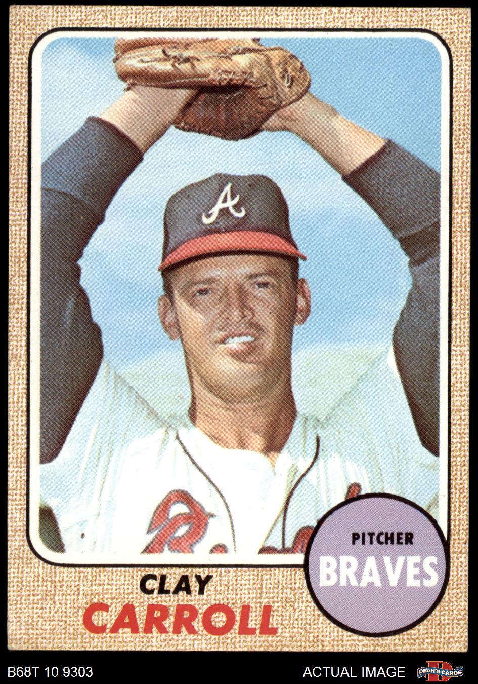 1968 Topps #412 Clay Carroll