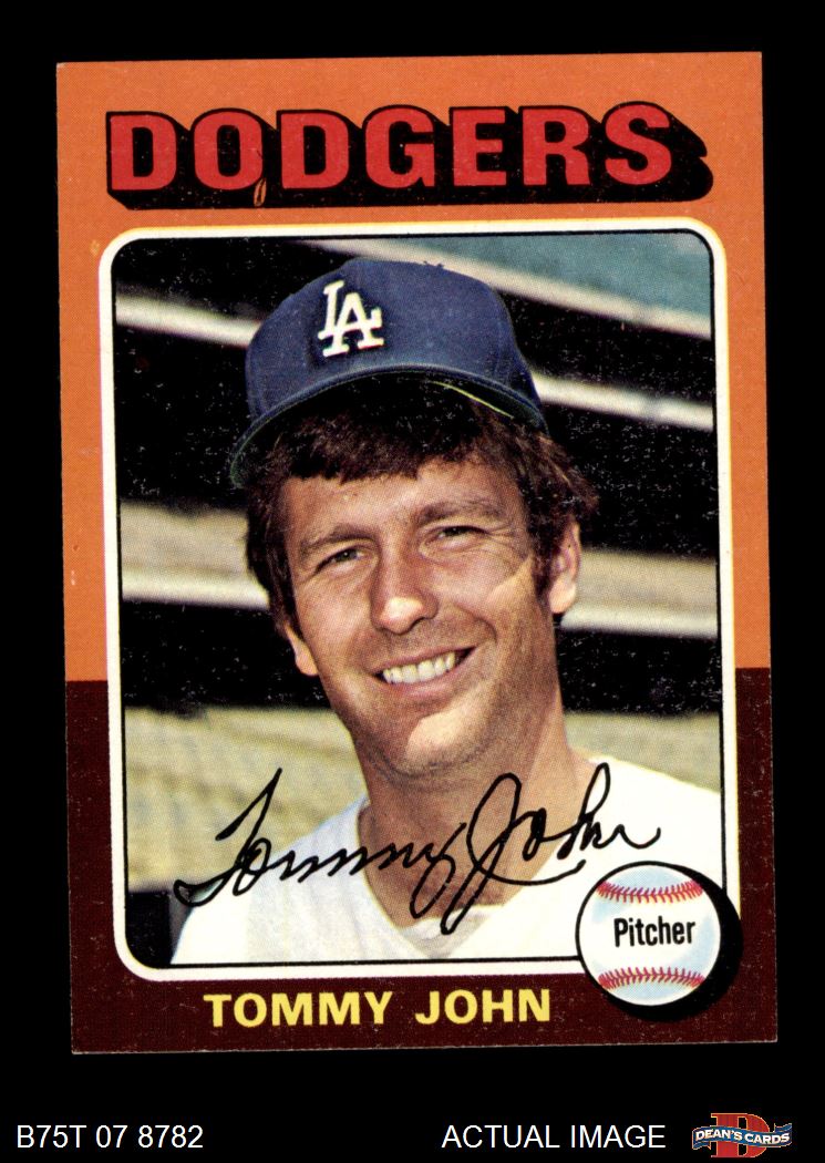 1975 Topps #47 Tommy John