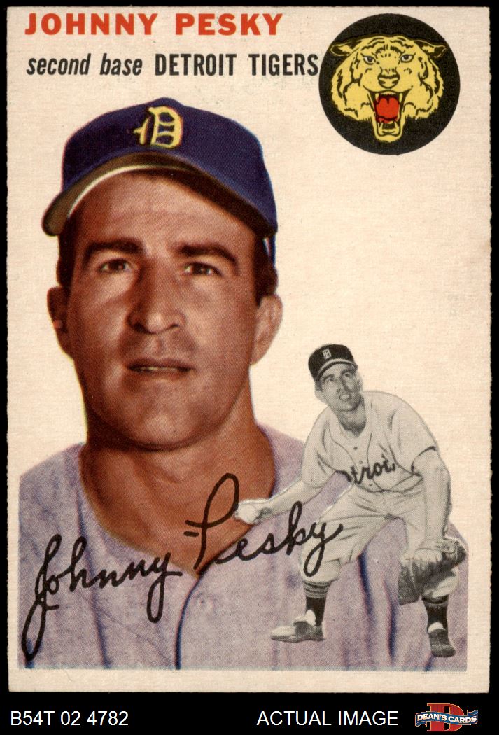 1954 Topps #63 Johnny Pesky
