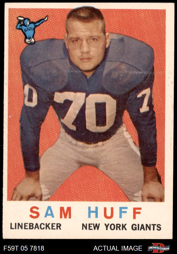 1959 Topps #51 Sam Huff