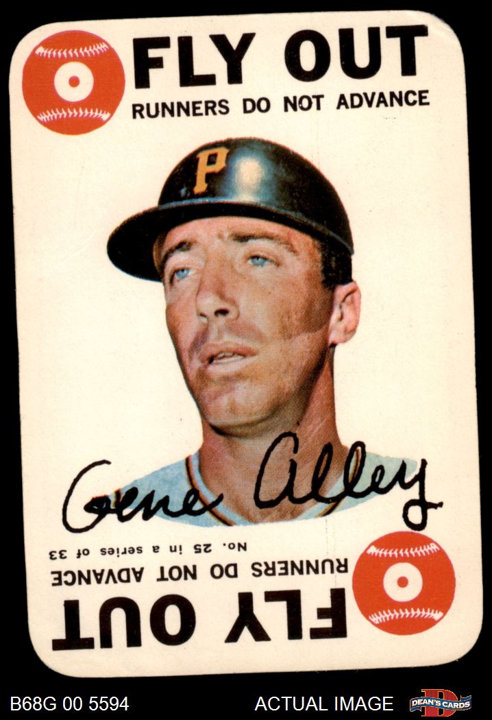 1968 Topps Game #25 Gene Alley