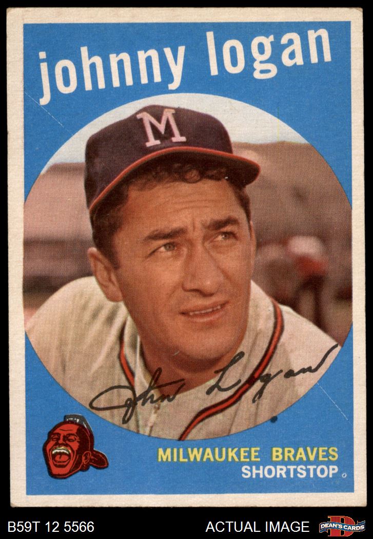 1959 Topps #225 Johnny Logan