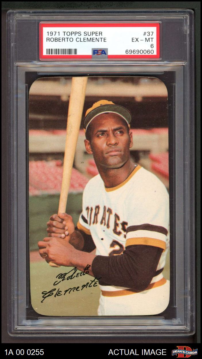 1971 Topps Super #37 Roberto Clemente