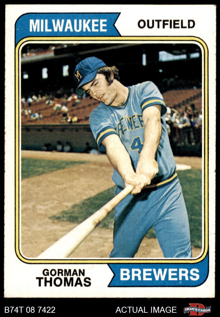 1974 Topps #288 Gorman Thomas