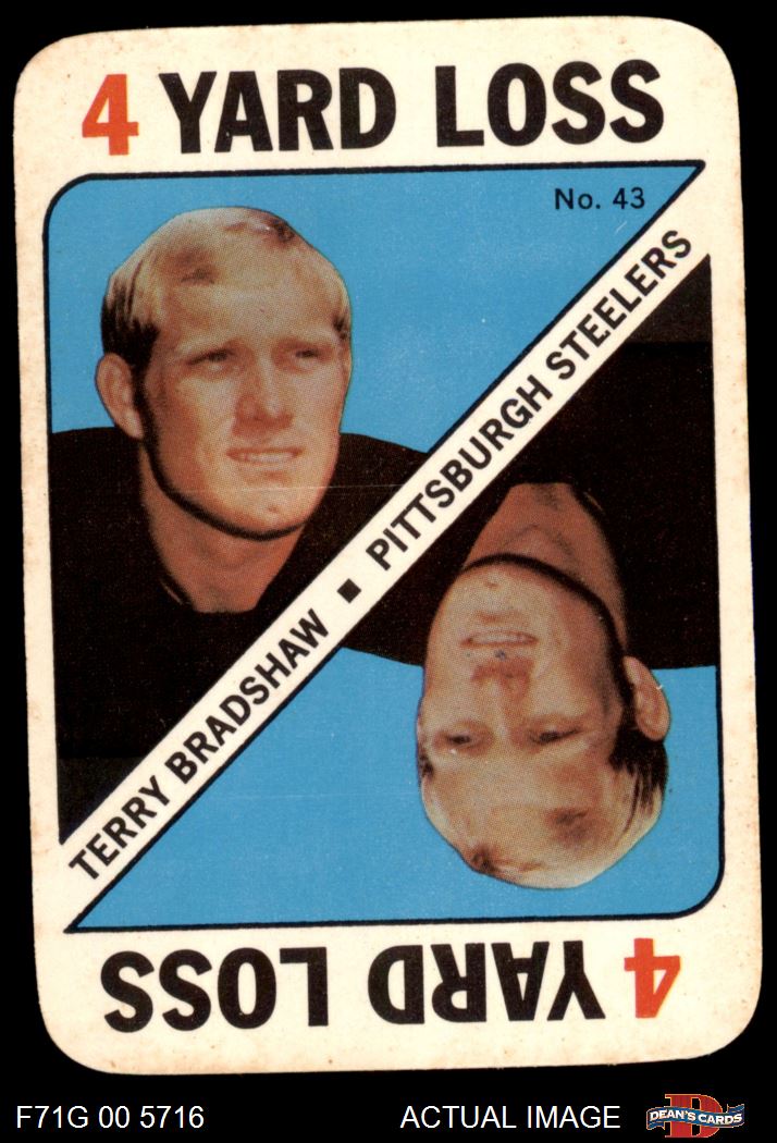 1971 Topps Game #43 Terry Bradshaw