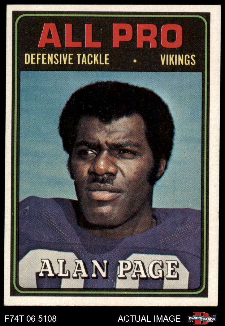 1974 Topps #134 - Alan Page All-Pro