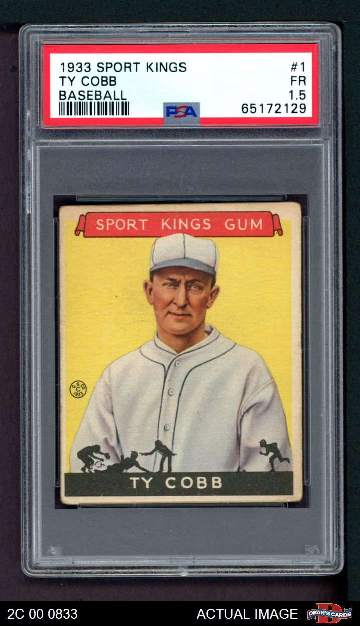 1933 Goudey Sport Kings #1 Ty Cobb