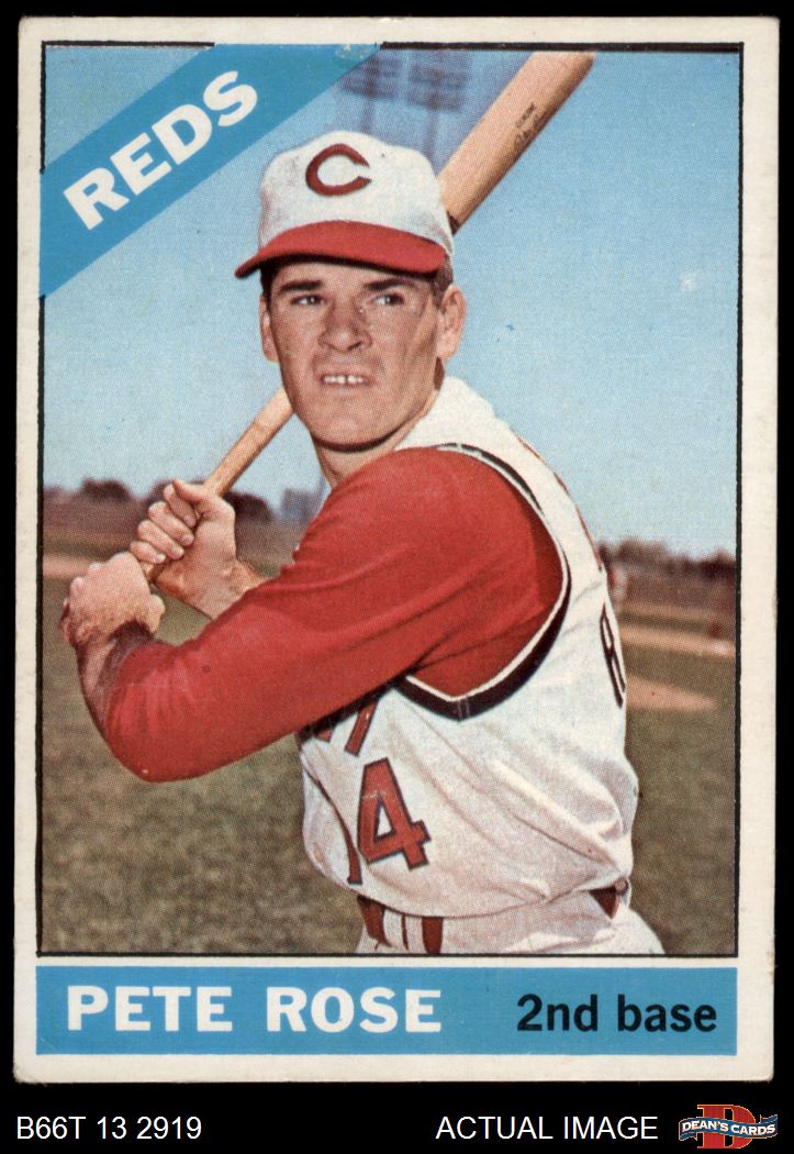 1966 Topps #30 Says Rose had 175 hits in 1963, instead of 170 Pete Rose