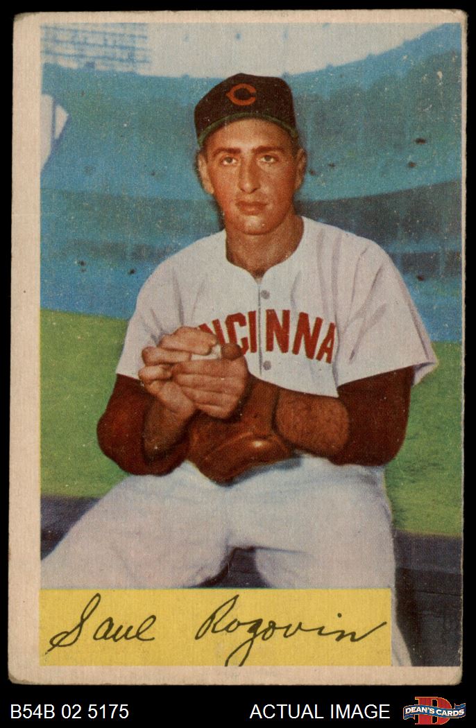1954 Bowman #140 ERR Saul Rogovin