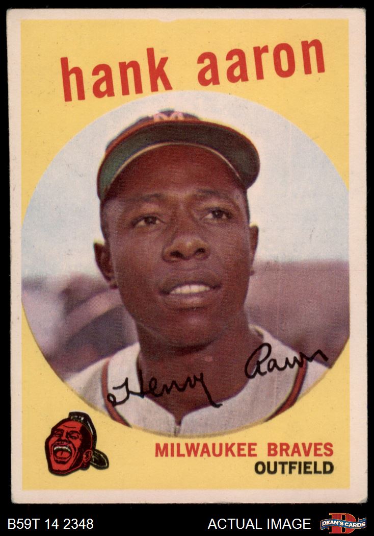 1959 Topps #380 Hank Aaron