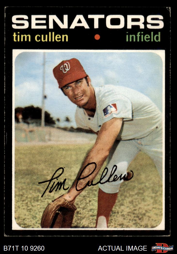 1971 Topps #566 Tim Cullen