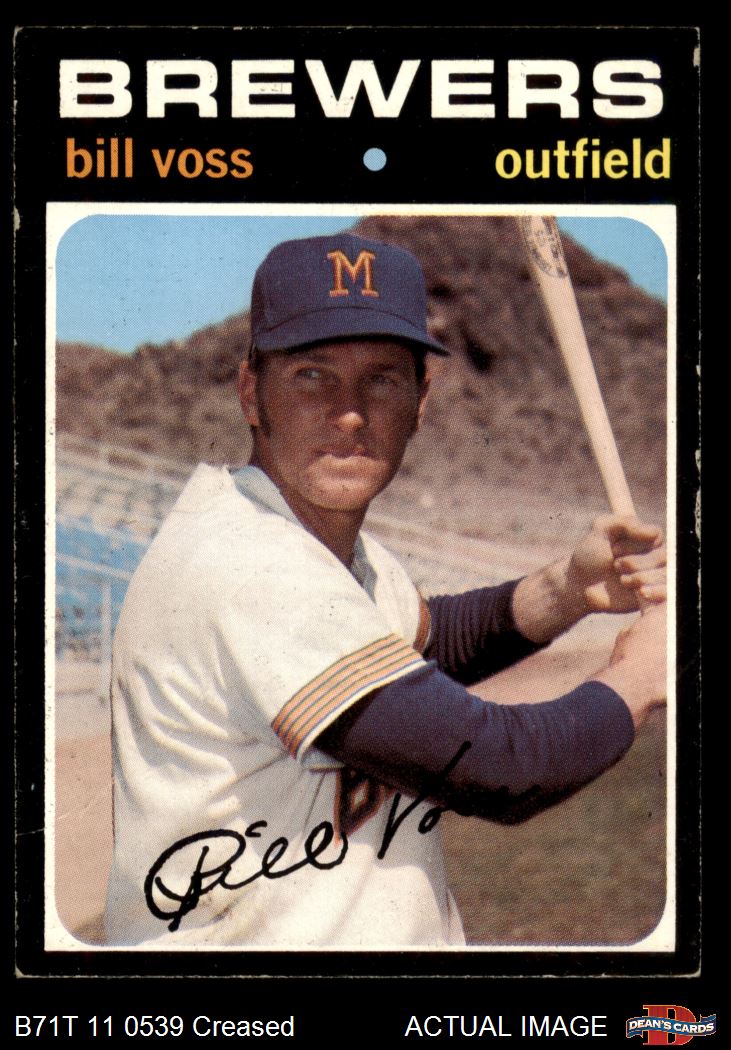 1971 Topps #671 Bill Voss