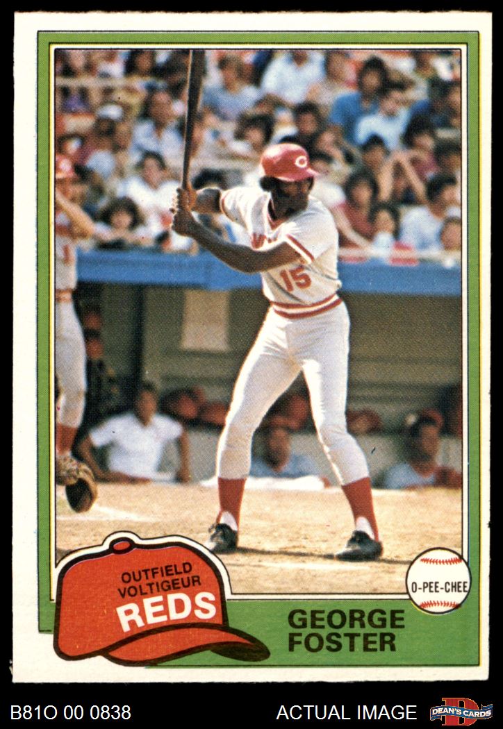 1981 O-Pee-Chee #200 George Foster 6 - EX/MT